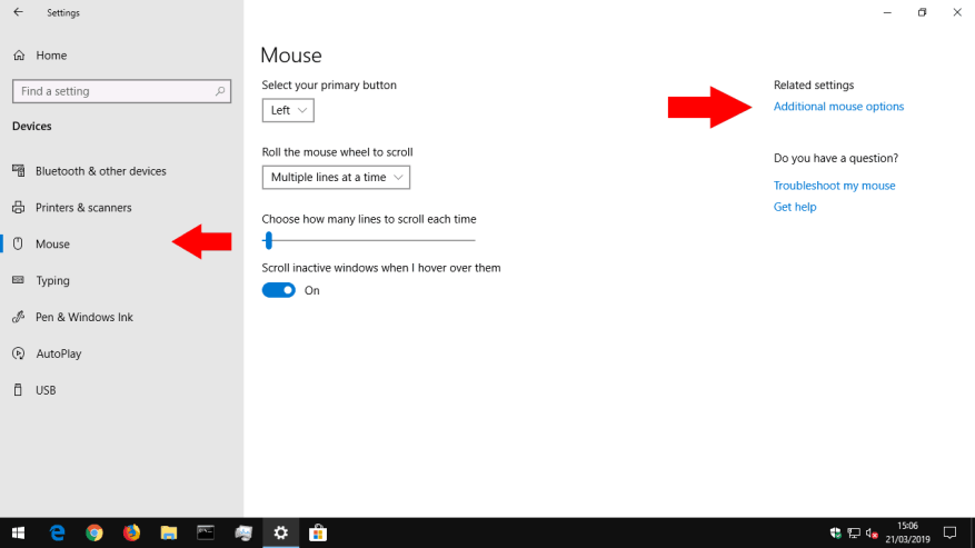 Kuinka Muuttaa Hiiren Asetuksia Windows 10 ss WindoQ