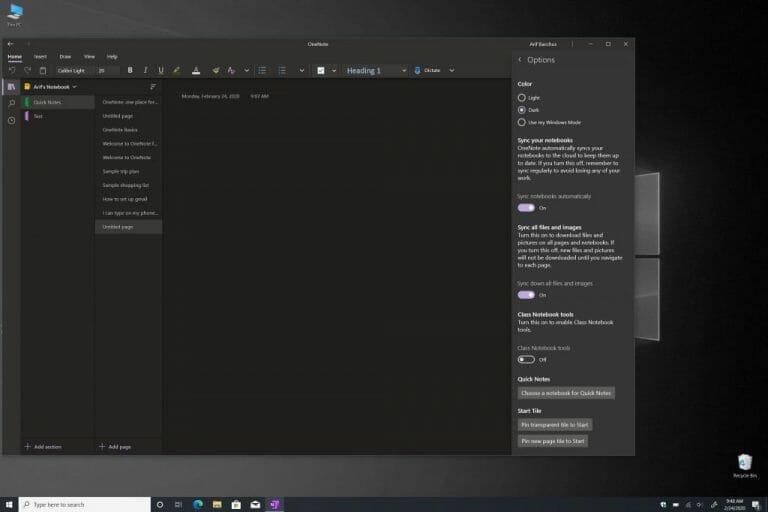 A S t t M d Bekapcsol sa A OneNote Alkalmaz sban Mac Windows IOS s 